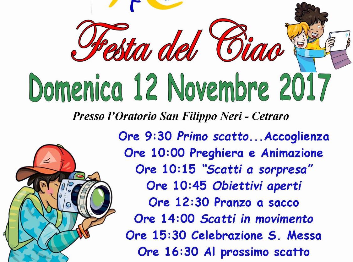 Programma festa del Ciao a Cetraro – Diocesi di